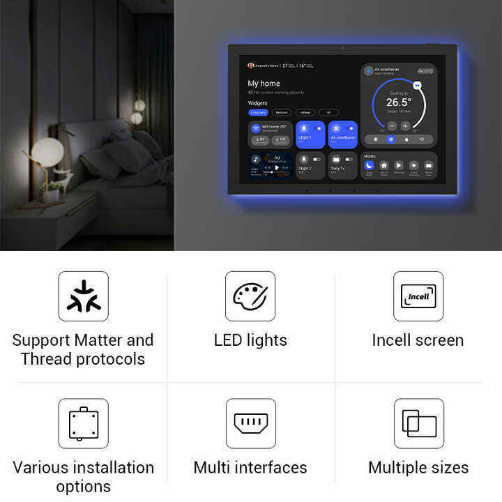 Wall tablet smart home installation