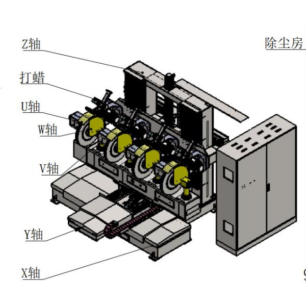 Quality Programmable Robotic Grinding Machine For Brightening Stainless Steel Sinks for sale