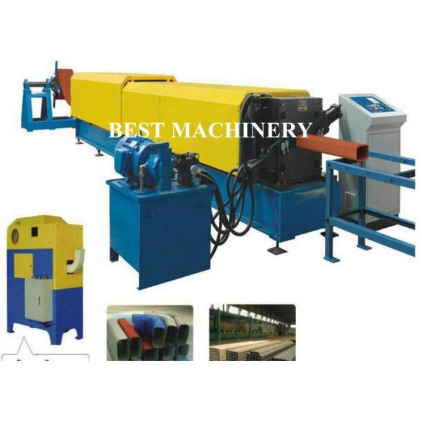 Quality Rectangle Shape Water Down Spout Roll Forming Machine Flying Saw Cutter for sale