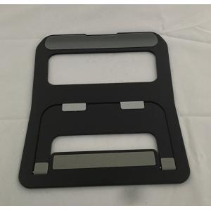 Quality Black 230*210*4mm Macbook Metal Stand Anodizing Aluminum Laptop Tray for sale