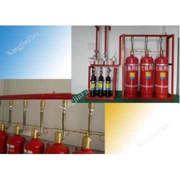 Quality Enclosed Flooding FM 200 Suppression System Piped for Single Zone for sale