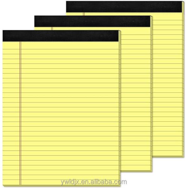Quality Horizontal Line Inside Pages Legal Pads for Business Correspondence for sale