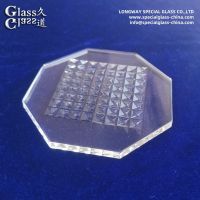 Quality Custom Clear Textured Pyrex Led Cover Lens For Led Lighting Output for sale