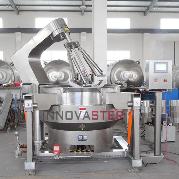 Quality Automatic Tilting Planetary Food Processing Machine with Stirrer and Heating for sale