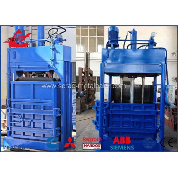 Quality High Capacity Vertical Waste Paper Baler / Cardboard Baling Machines for sale