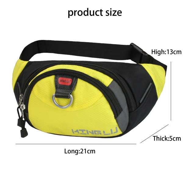 Quality Unisex Waterproof Waist Pack Multifunctional Waist Bag Paillette Pattern Type for sale