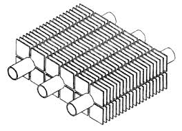 Carbon Heat Exchanger Tubes Compact Structure , Steam Boiler Finned Pipe Heat Transfer