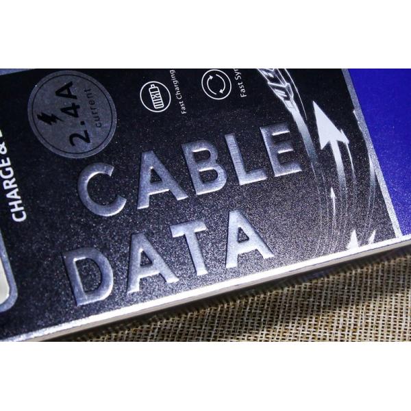 Quality USB Charging Data Cable Packaging Box Custom C1S Art Paper With Blister for sale