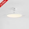 china 42 Inches Smart Led Ceiling Fan , Dc Motor Invisible Ceiling Fan For Bedroom