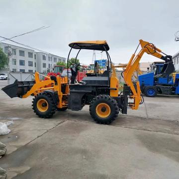 Quality 4 X 4 Flange Cylinder Towable Backhoe Loader Easy Operation for sale