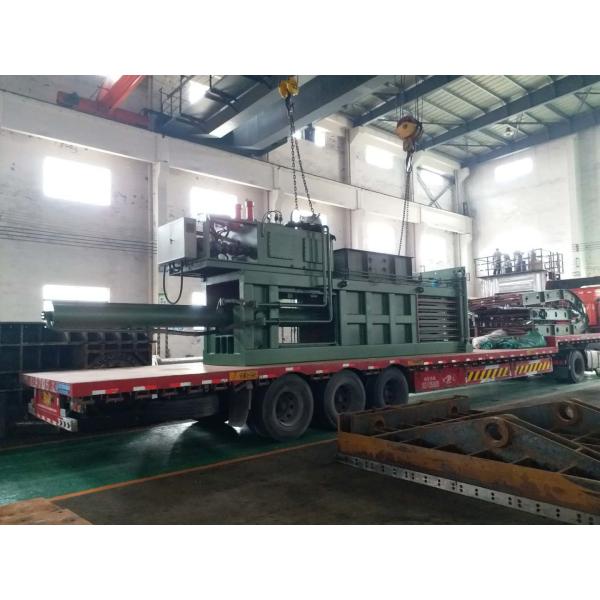 Quality Semi Automatic Plastic Waste Paper Baling Machine With Manual Strapping for sale