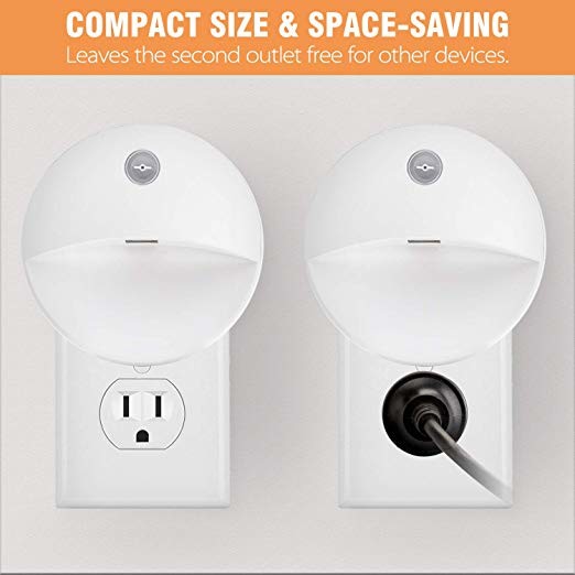 Quality Warm White 0.5W AC120V Plug In Motion Sensor Light For Kids Energy Efficient for sale