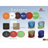 Quality Customized Logo Hotel Guest Amenities Rubber Coaster  CE for sale