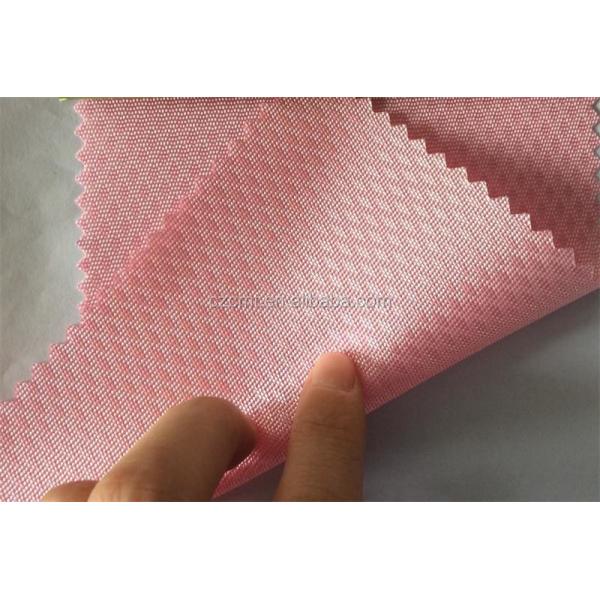 Quality Coated Pink Bar Diamond Implicit Jacquard 100% Polyester Oxford Fabric for Items for sale