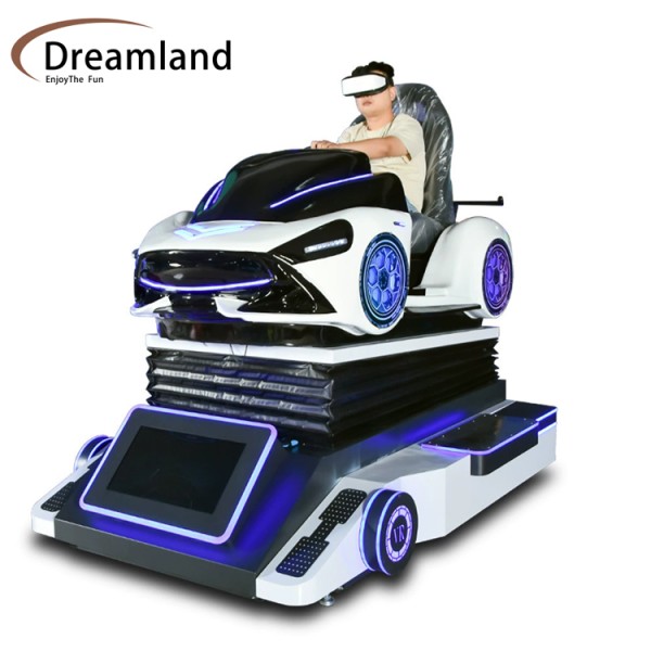 Quality 220V Virtual Reality Race Car Simulator 1 Seat 2500W With Deepoon Glasses for sale