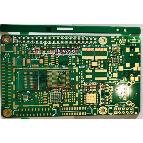 Quality 10 Layer HDI PCB Board / Multilayer Pcb Board Green Solder Mask ENIG for sale