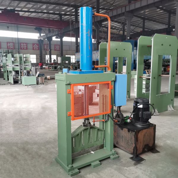 Quality 680mm Knife Stroke and Horizontal Structure Rubber Cutting Machine Guillotine Rubber Bale Cutter for sale