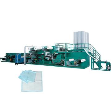 Quality Disposable Under Pad Manufacturing Machine With Longitudinal Folding System for sale