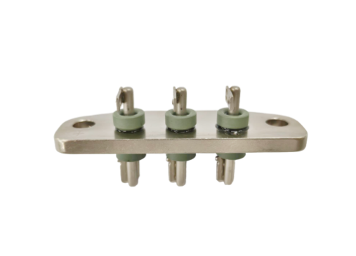 Quality 30A Maximum Current Glass Insulator Hermetic Electric Vehicle Connector with for sale