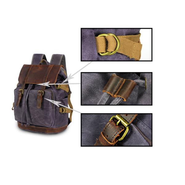 Quality Fits 14 Inch Laptop Canvas Rucksack Casual Daypack for sale