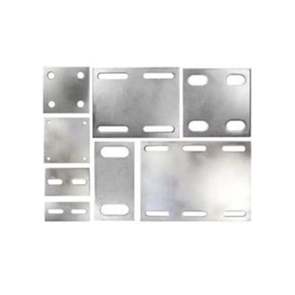 Quality Silver Aluminum Alloy Curtain Wall Embedded Steel Plates With Anodized Surface for sale