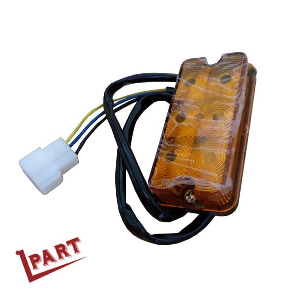Quality Yellow Flashing Steering LED Forklift Lights 12-80V for sale