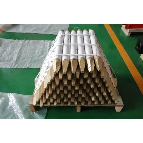 Quality Excavator Parts Hydraulic Rock Hammer Breaker Diamond Point Chisel 162mm Adamantine MONTABERT Hydraulic Breaker Chisel for sale