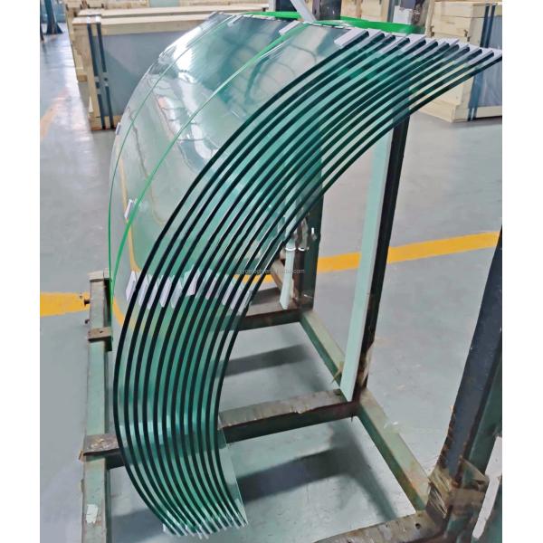 Quality QJY-TG Building Curved Tempered Glass Full Solution High Strengthened for sale
