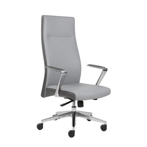 Quality DIOUS Dia60mm Leather Revolving Chair High Back For Executive for sale