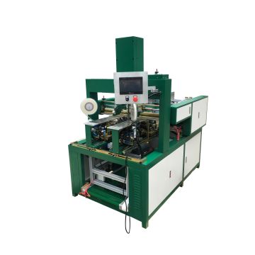 Quality PLC Control Rigid Box Making Machine / Corner Pasting Machine Easy Change Mold for sale