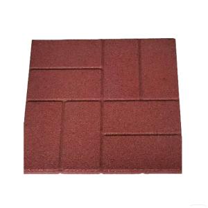 Quality High-Density Rubber Flooring Tiles (60-70 Shore A) – 500×500mm For Outdoor for sale