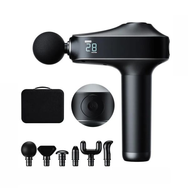 Quality 2024 Professional Deep Tissue Muscle Percussion Massage Gun for Relaxing Body Muscles for sale