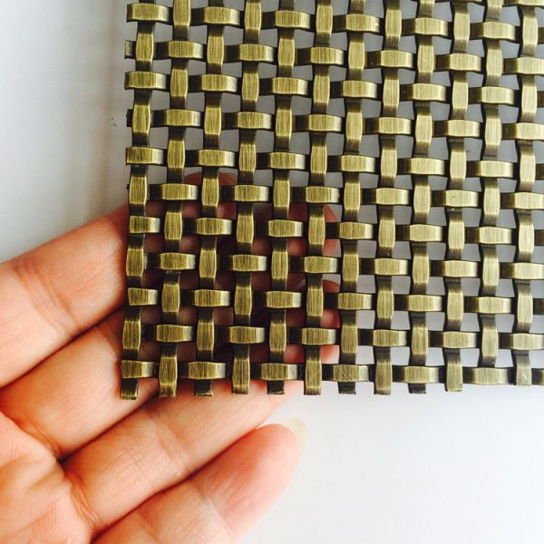 Quality Versatile Architectural Brass Mesh Corrosion Resistant Custom Metal Mesh Woven for sale