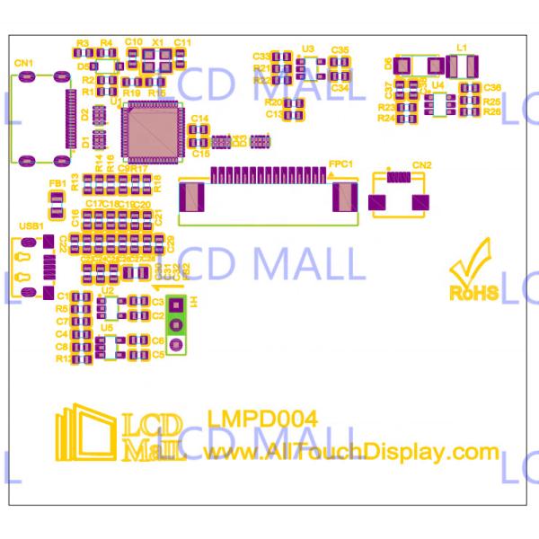 Quality PCBA HDMI TFT Display 2 OZ Copper Thickness PCBA MIPI To HDMI Board for sale