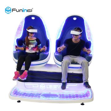Quality Commercial 9D VR Simulator Seat Vibration Leg Sweep Two Seater for sale