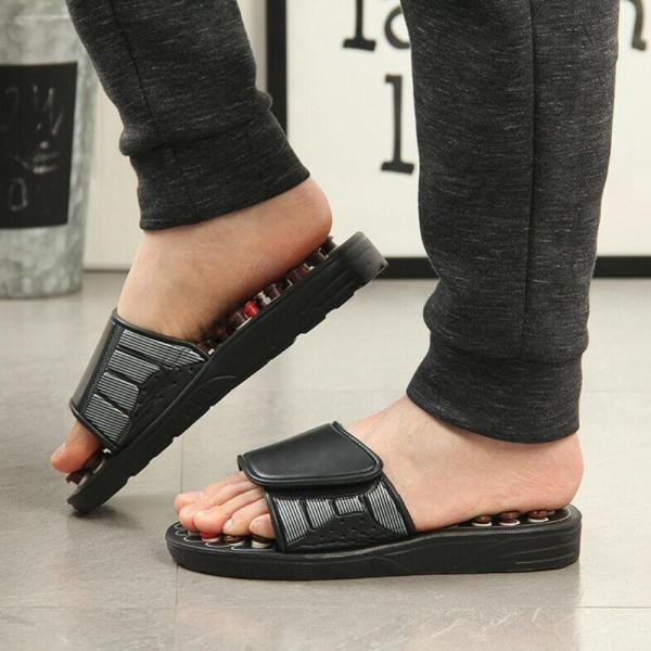 Quality Comfortable Acupressure Massage Slippers , Foot Massage Slippers Magic Paste for sale
