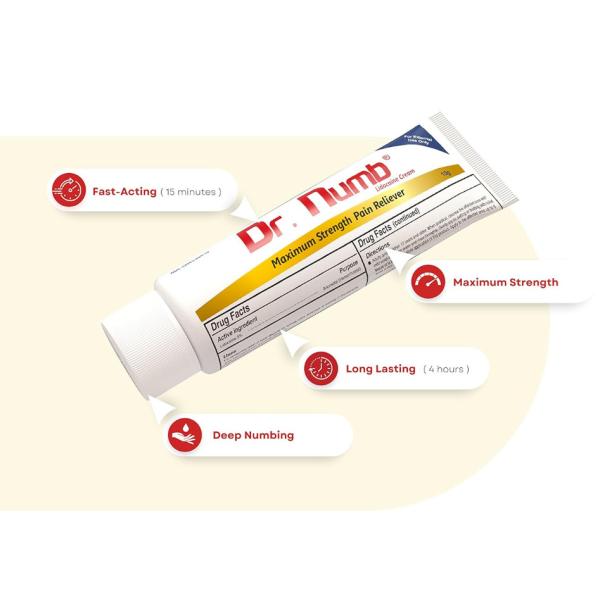 Quality OEM Piercing Numb Cream Maximum Strength Tattoo Numbing Cream for sale