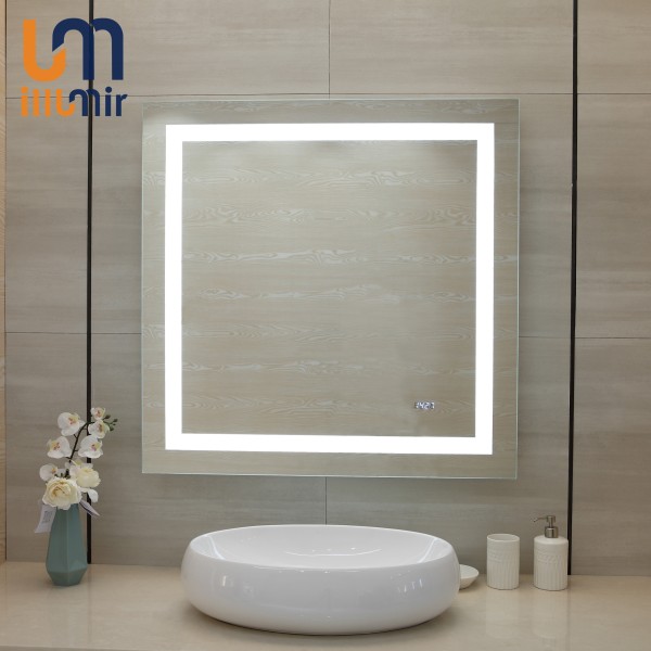 Quality Custom Decorative Wall LED Touch Sensor Bathroom Magnifying Vanity Mirror With for sale
