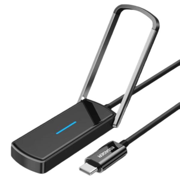 Quality Essager 2022  Aurora New Style Magnetic Wireless Mini 15W Charger 10W 7.5W Mobile Phone Charger With Holder Function for sale
