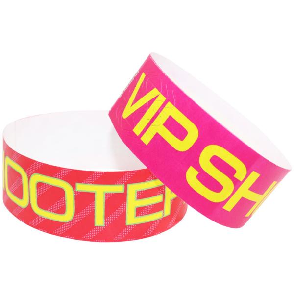 Quality Disposable Tyvek Paper Wristbands For Events Personalized Bracelets for sale