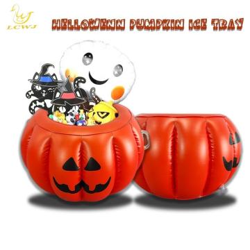 Quality LC Halloween Pumpkin Serving Buffet Bar Cooler Food Container Drink Holder for sale