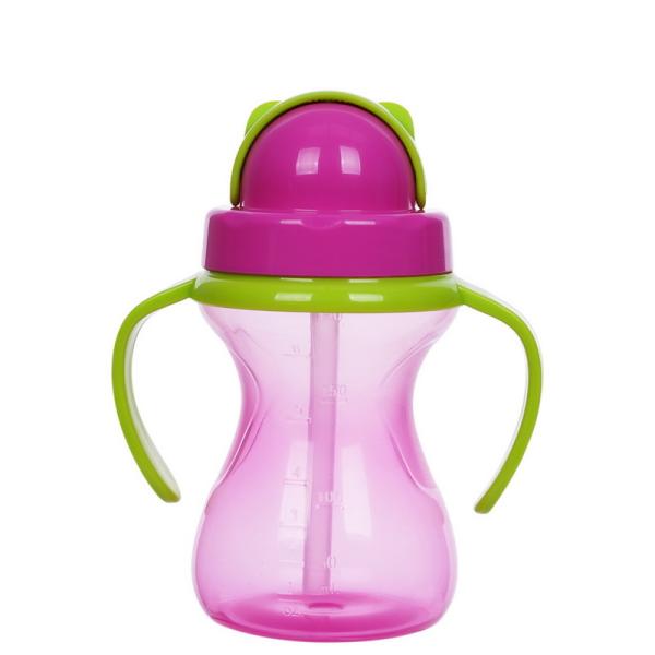 Quality Soft Flexible BPA Free 9oz 290ml Baby Sippy Cup for sale