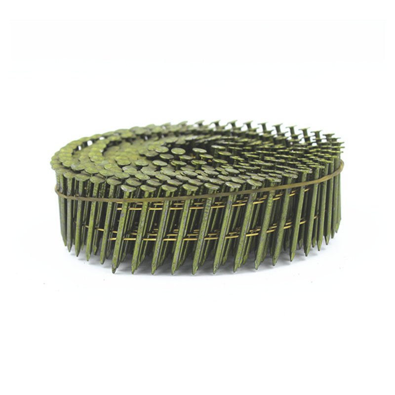 16 Degree Galvanized Wire Welded Coil Plain Nails Pcn-60