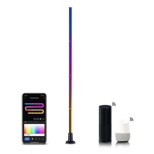 Quality Decorative Floor Lamp Ambient Light RGB Dimmable For Home Corner 1.5M Height for sale