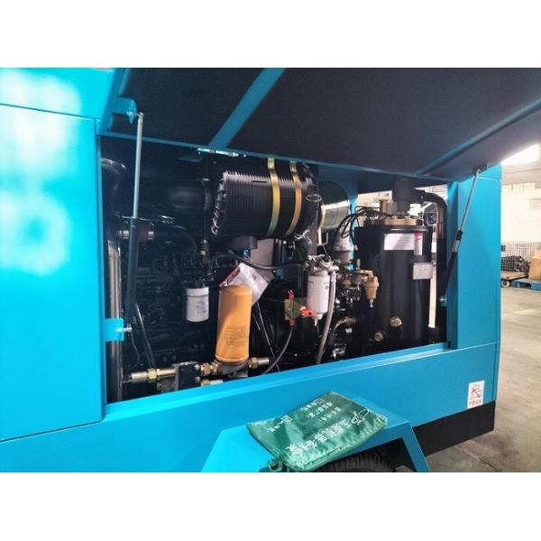 Quality 18bar Portable Air Compressor Diesel Engine 385cfm Mining Use With Jack Hammer for sale