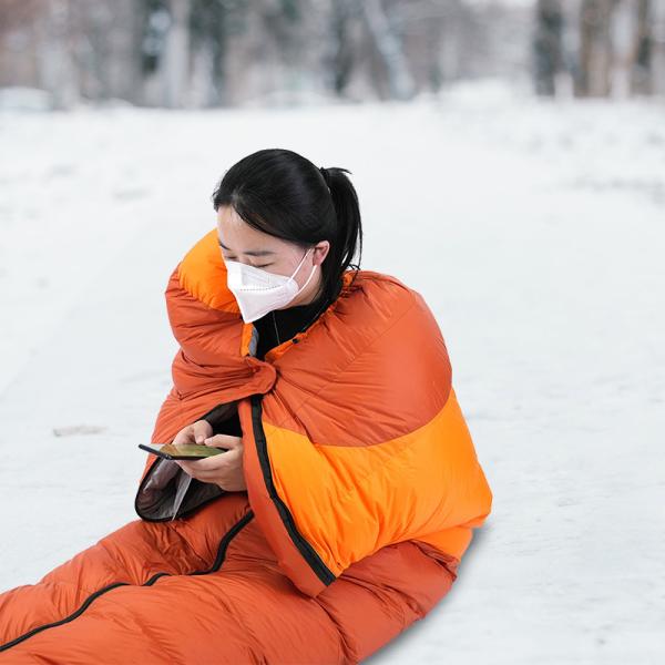 Quality Lightweight Mummy Camping Sleeping Bags Down Mummy Bag For Backpacking for sale