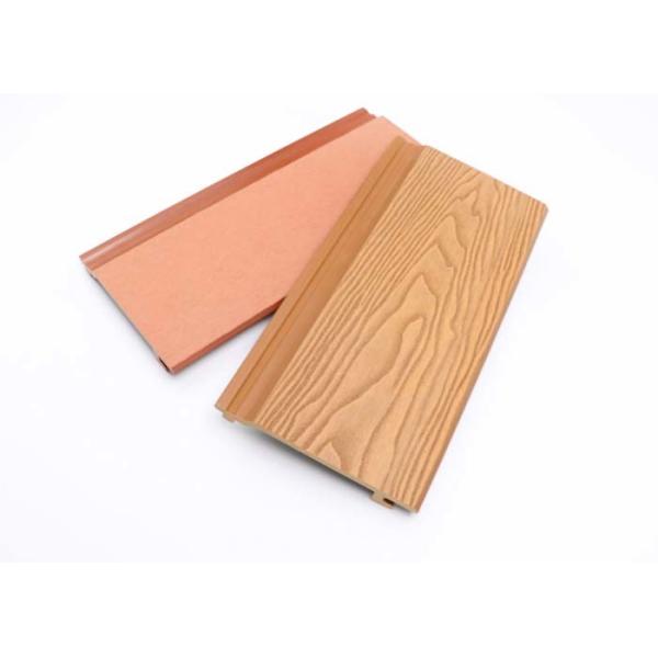 Quality Wood Plastic Composite Exterior Wall Panel Co Extruded Fluted WPC Cladding Panel for sale