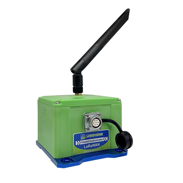 Quality LoRaWAN LWHD-WM400 Long Distance Wireless Inclinometer Accuracy 0.005° for sale