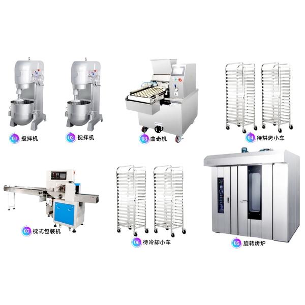 Quality Crisp Chocolate Chip Wire Cut Cookie Machine Automatic Extruding for sale