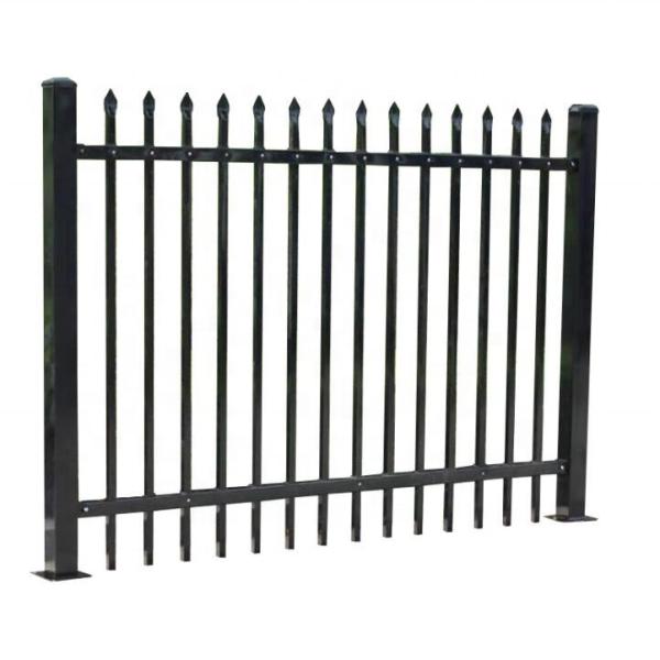 Quality Outdoor Ornamental Residential Metal Privacy Fence Panels New Design Galvanized Steel for sale